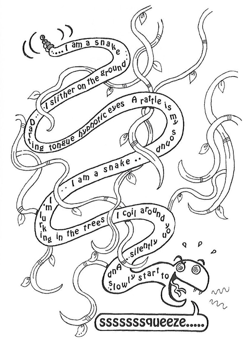 I am a snake... - Ian bland School Poet