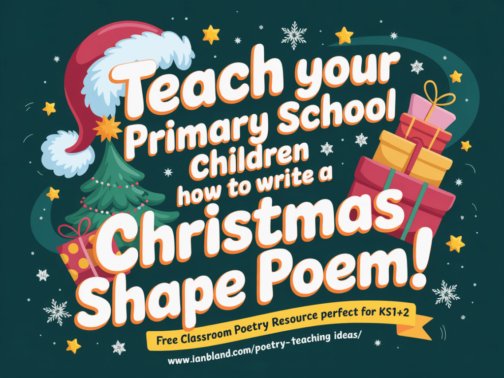 Christmas Shape Poem KS2 | Fun Festive Poetry Idea