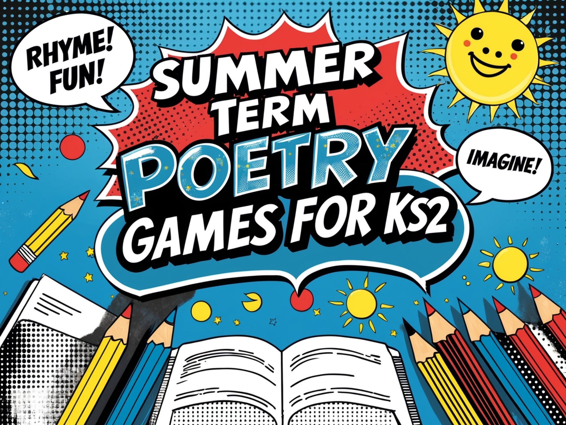 ☀️ Summer Poetry Activities KS2: Fun End-of-Year Games 🎉