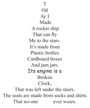 Shape Poems KS2 | Fun Concrete Poetry Examples