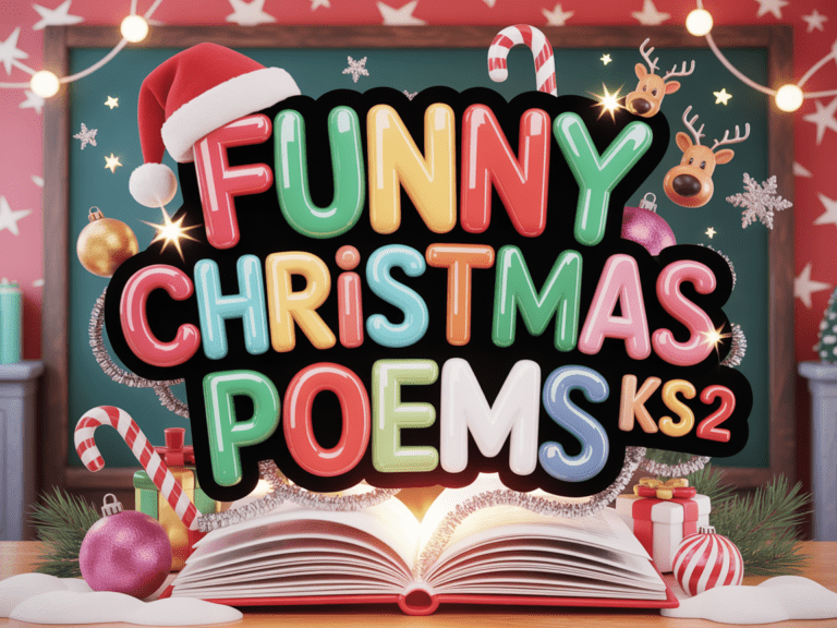 Christmas Shape Poem KS2 | Fun Festive Poetry Idea